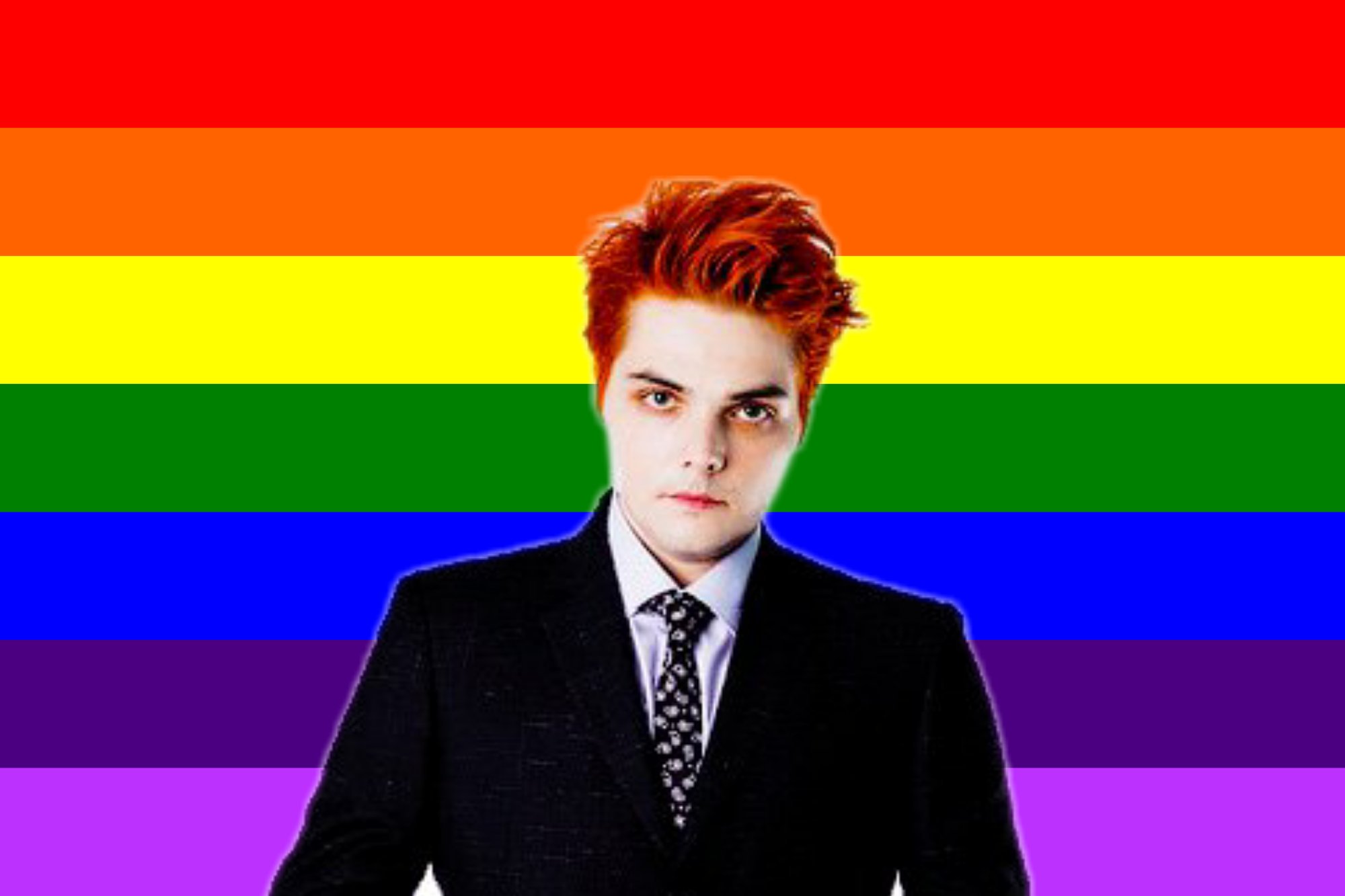 Gerard Way Red Hair Wallpaper