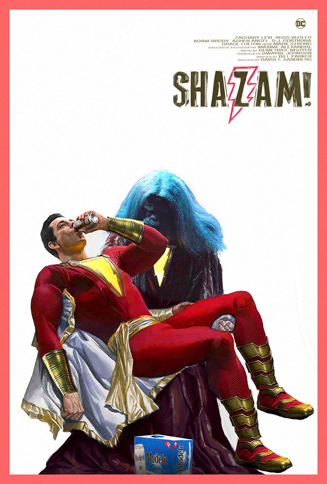 Alex Ross Shazam Poster