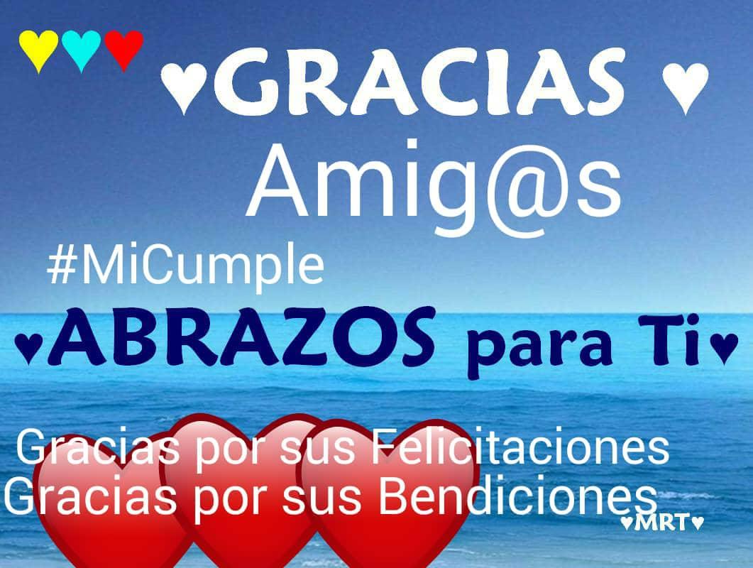Gracias Por Sus Felicitaciones