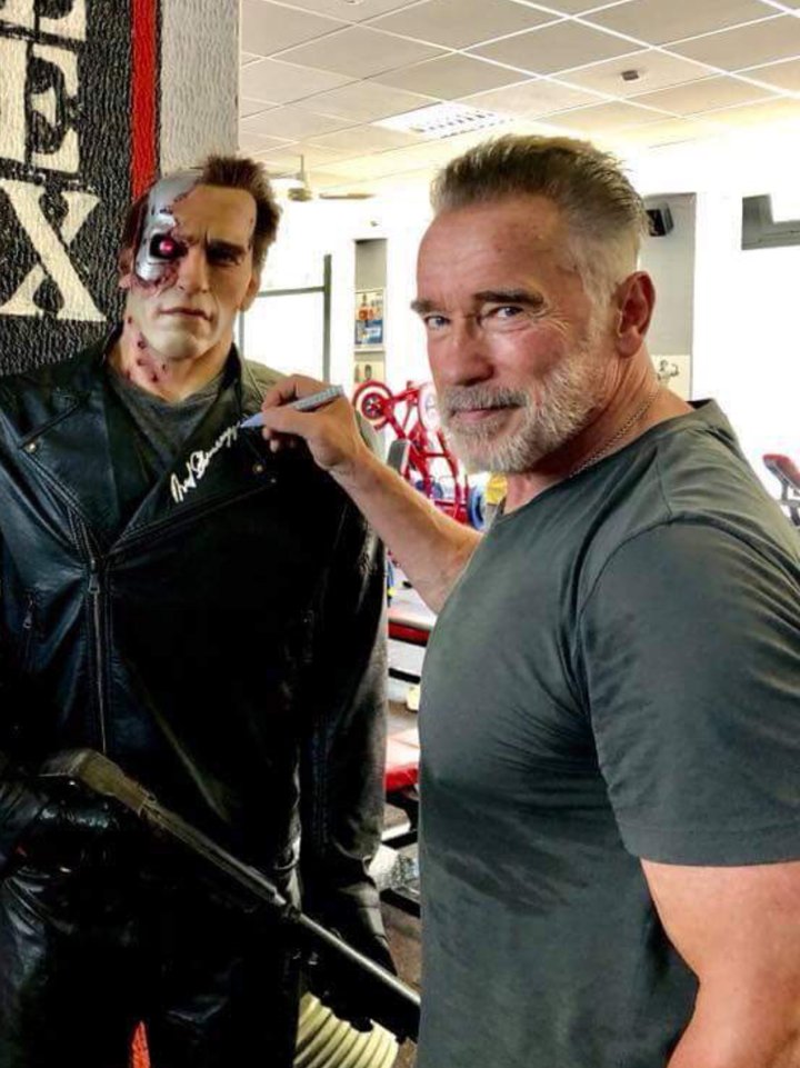 Arnold Schwarzenegger Reveals New Aged The Terminator Look : r/Terminator