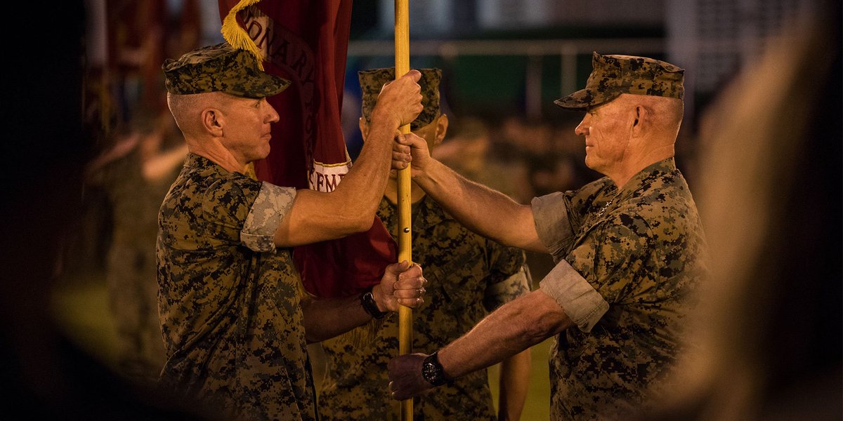 A recent change of command ceremony also marked the retirement of ...