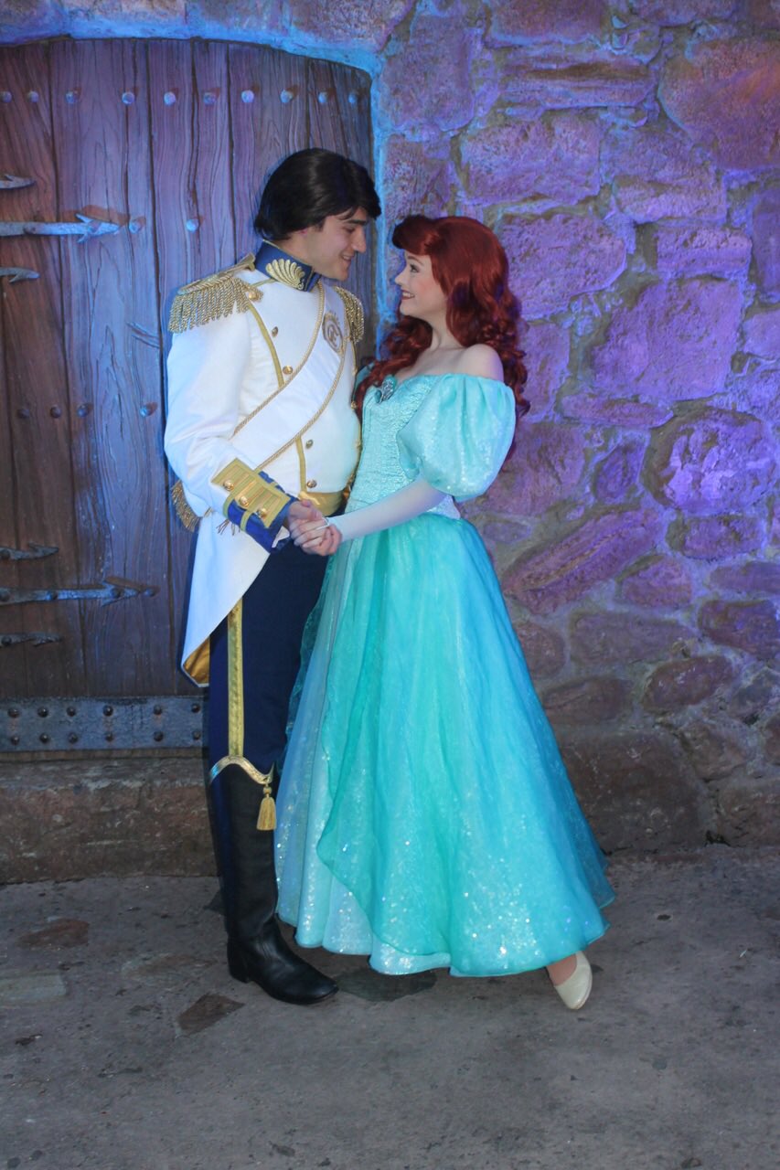 Ariel And Eric At Disney World
