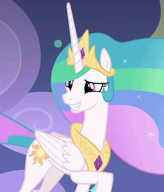 Princess Celestia Smiling