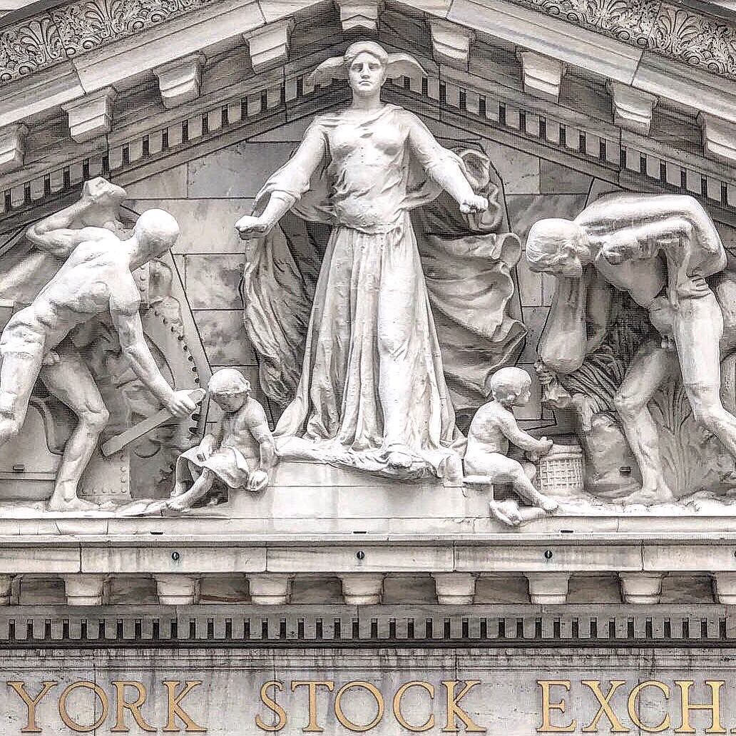 The sculpture atop the NYSE is called Integrity Protecting the Works of ...