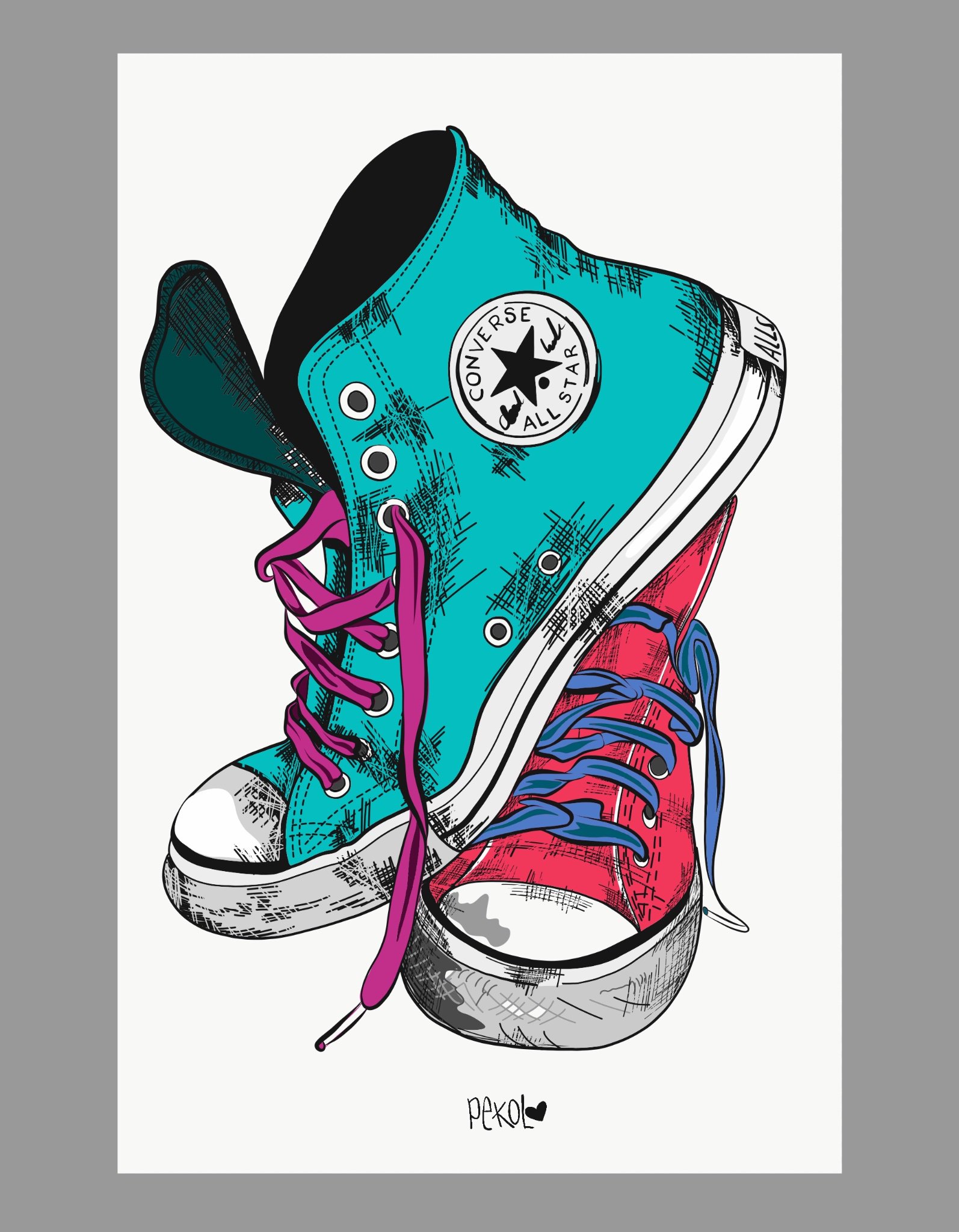 Converse Drawings Tumblr