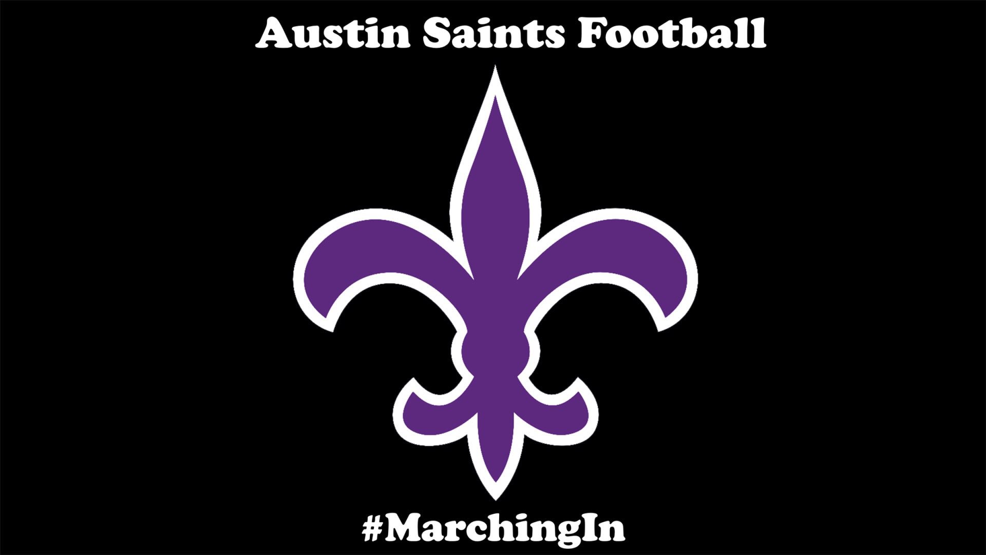 Saints Logo Purple Wallpaper