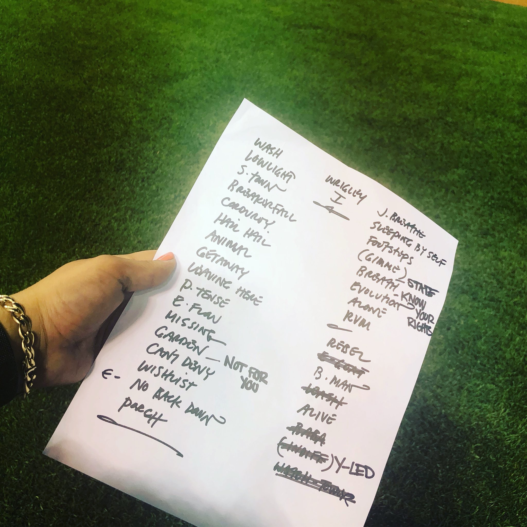 Pearl Jam Wrigley Field Setlist