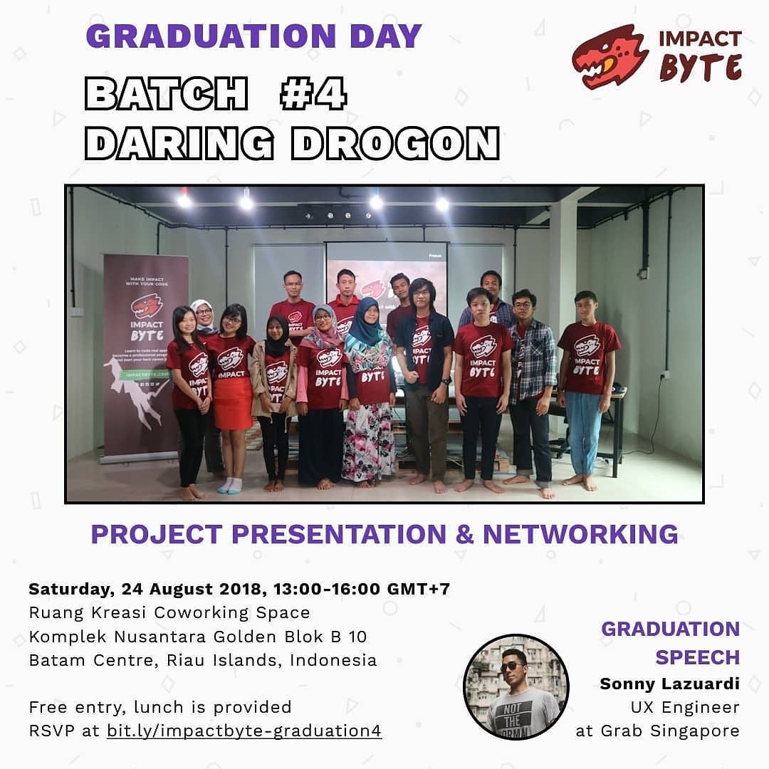 Impact Byte on Twitter: "Hello! Impact Byte batch 4, Daring Drogon, is graduating in Impact Byte ...