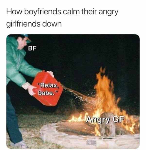 Angry Boyfriend Meme