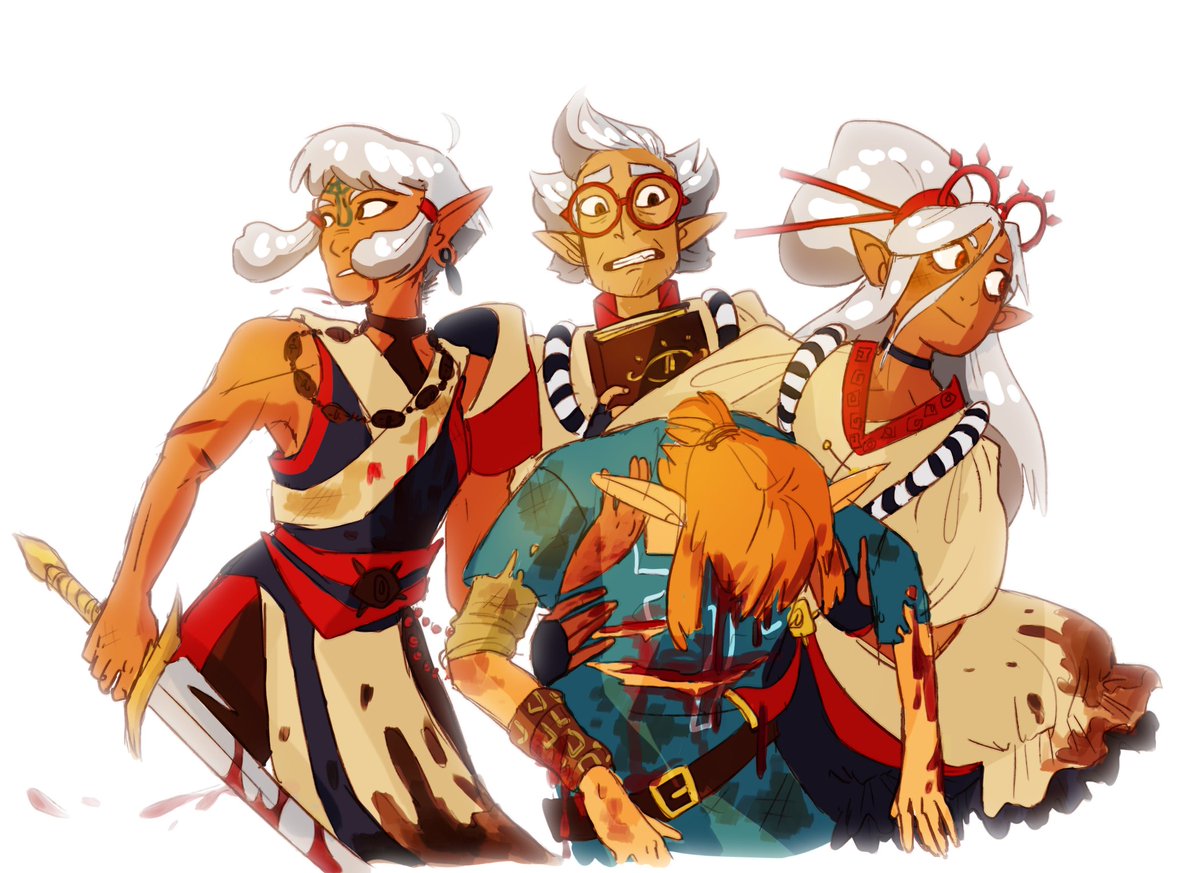 「run run run #BreathoftheWild #LegendOfZe」|gene genieのイラスト