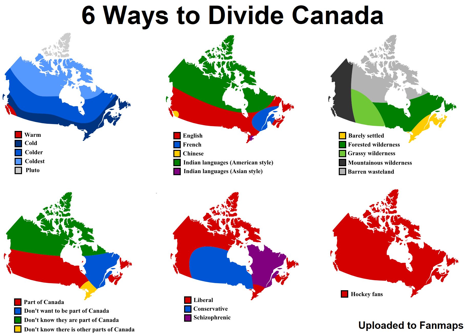 Canadian Stereotypes Map