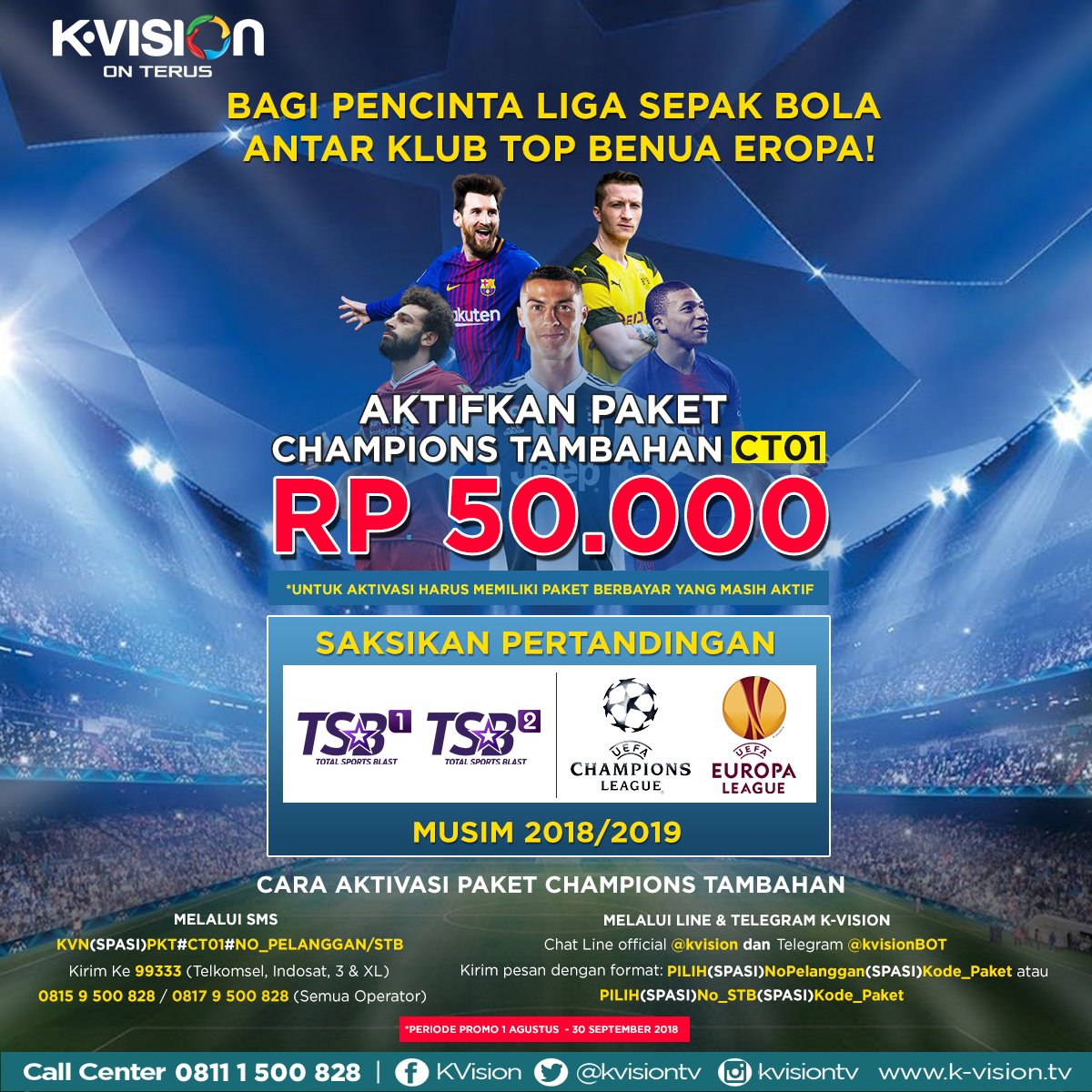 Channel K Vision Yang Menyiarkan Liga Champion - Blog Soal