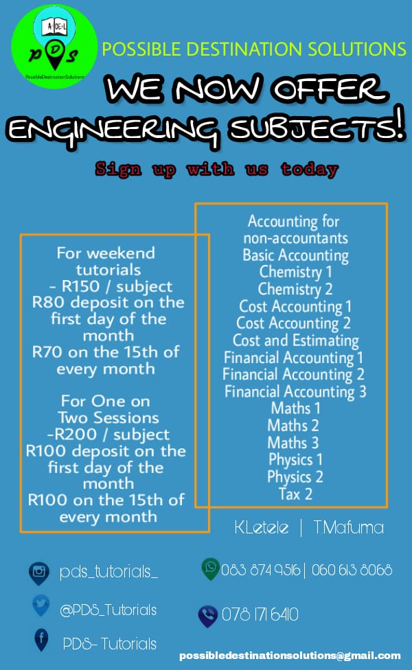 PDS/Tutorials on Twitter: "Make the right choice and choose the best tutors in town. Contact us