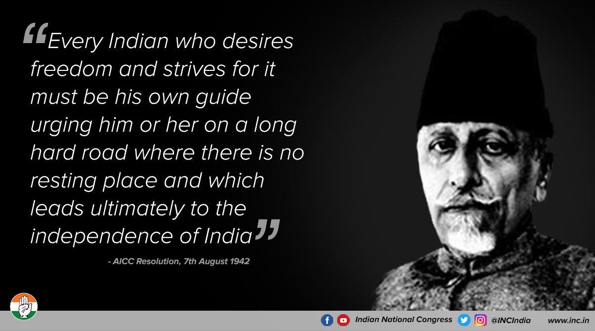 Maulana Abul Kalam Azad was a well-known and influential independence ...