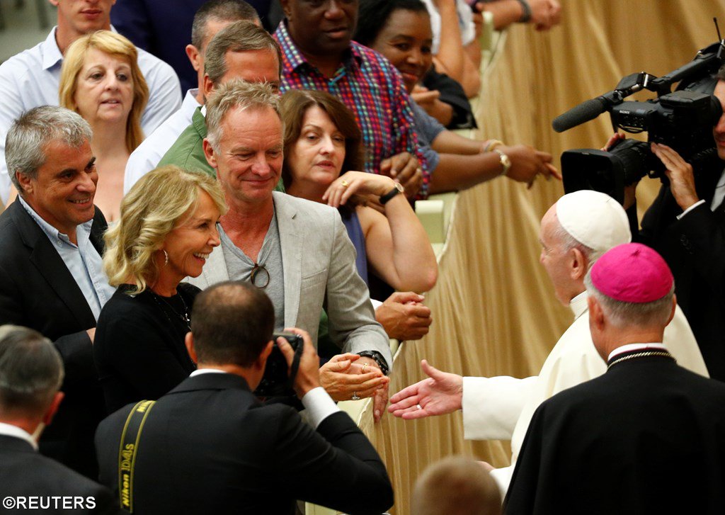 Pope Francis is a true rock star! A genuine charisma that filled the ...