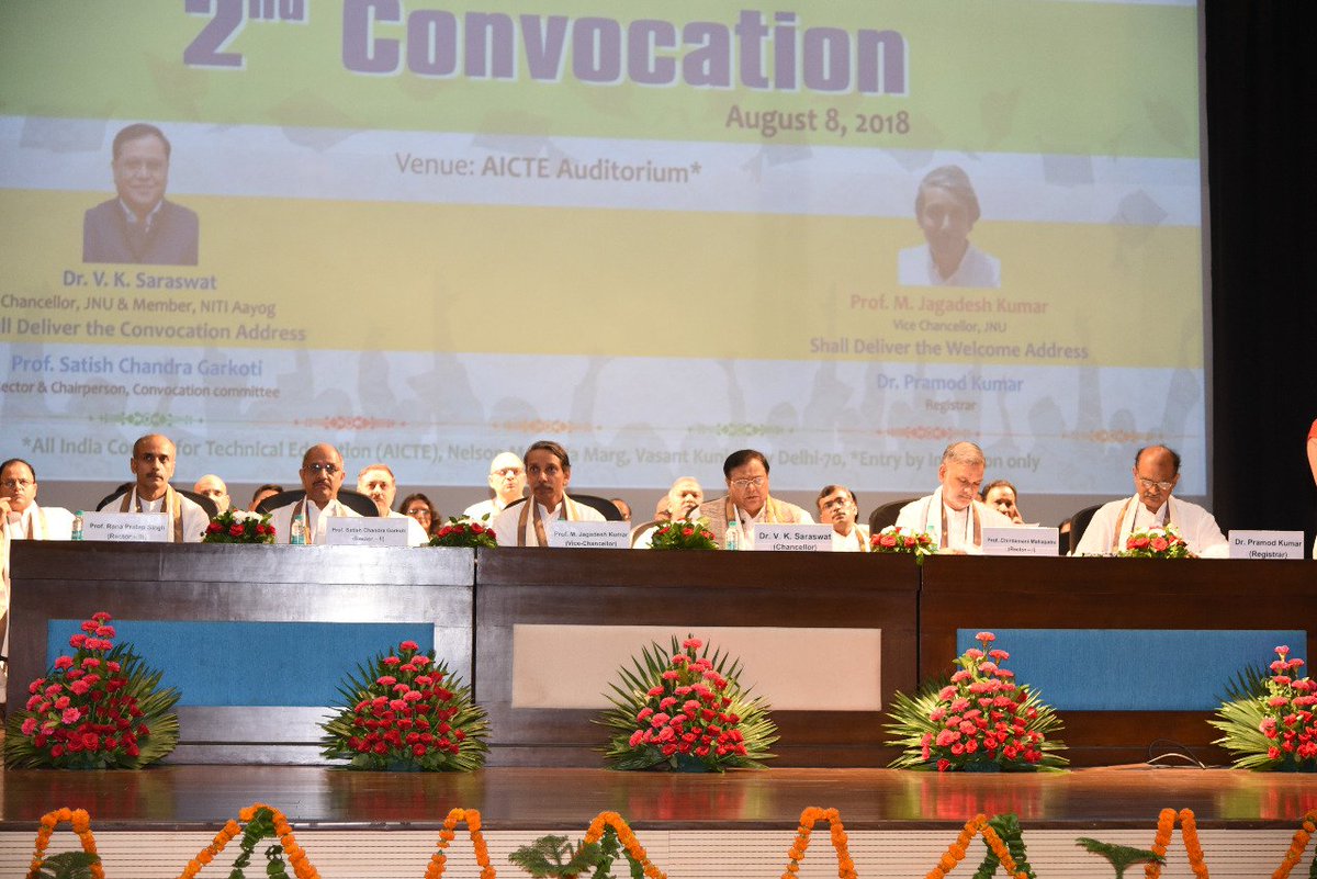 Convocation Address During the 2nd Convocation of Jawaharlal Nehru ...