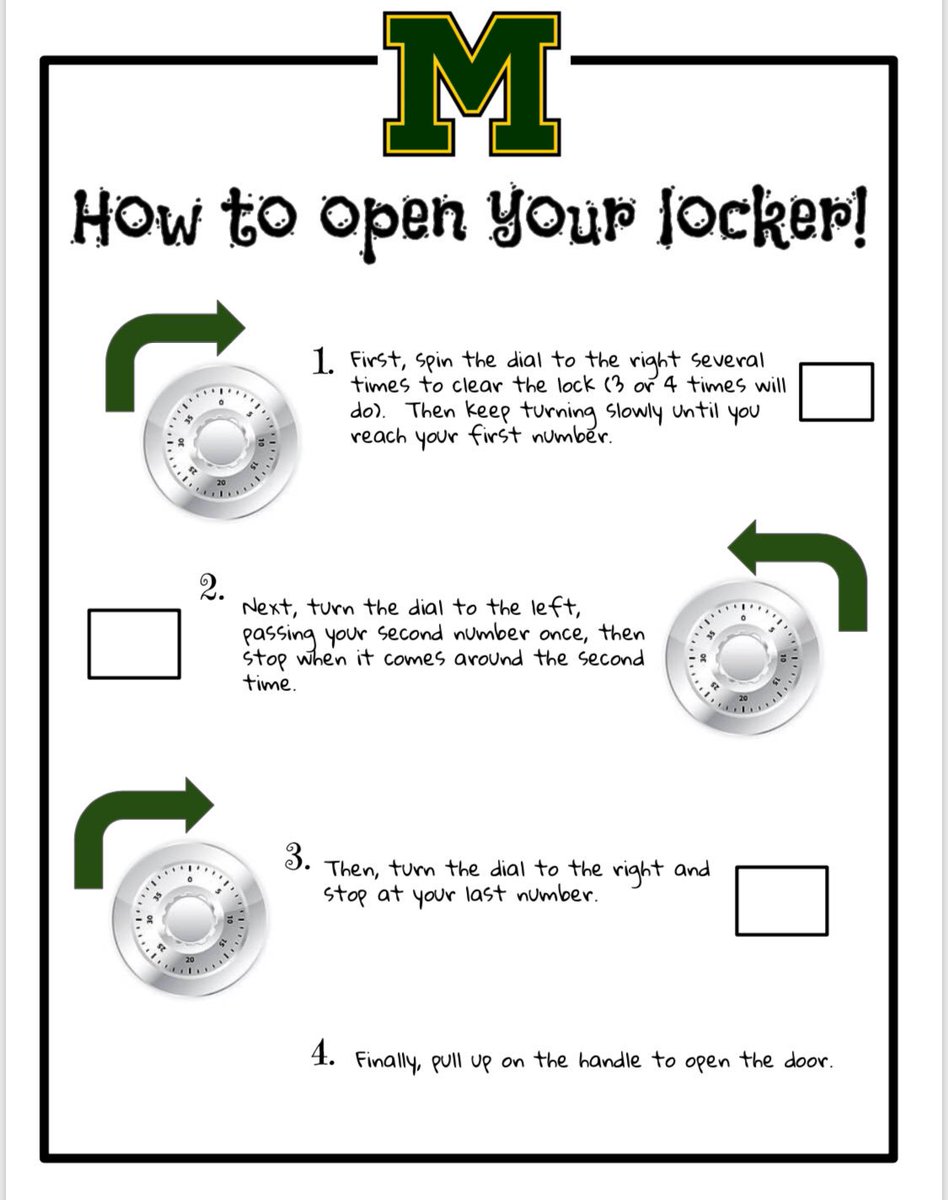 Open Middle School Locker