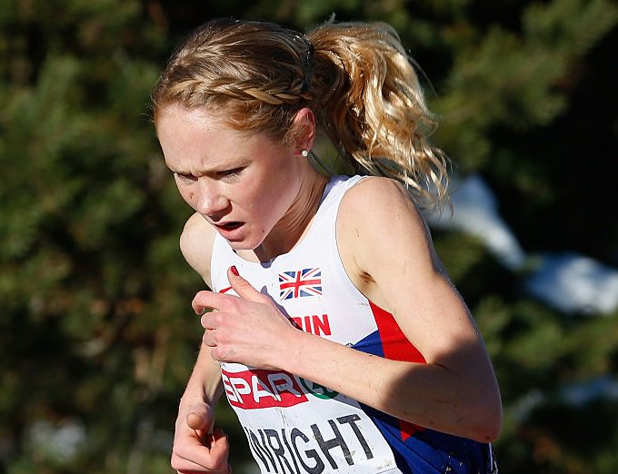 GB's Alice Wright is among the runners in the women's 10000m ...