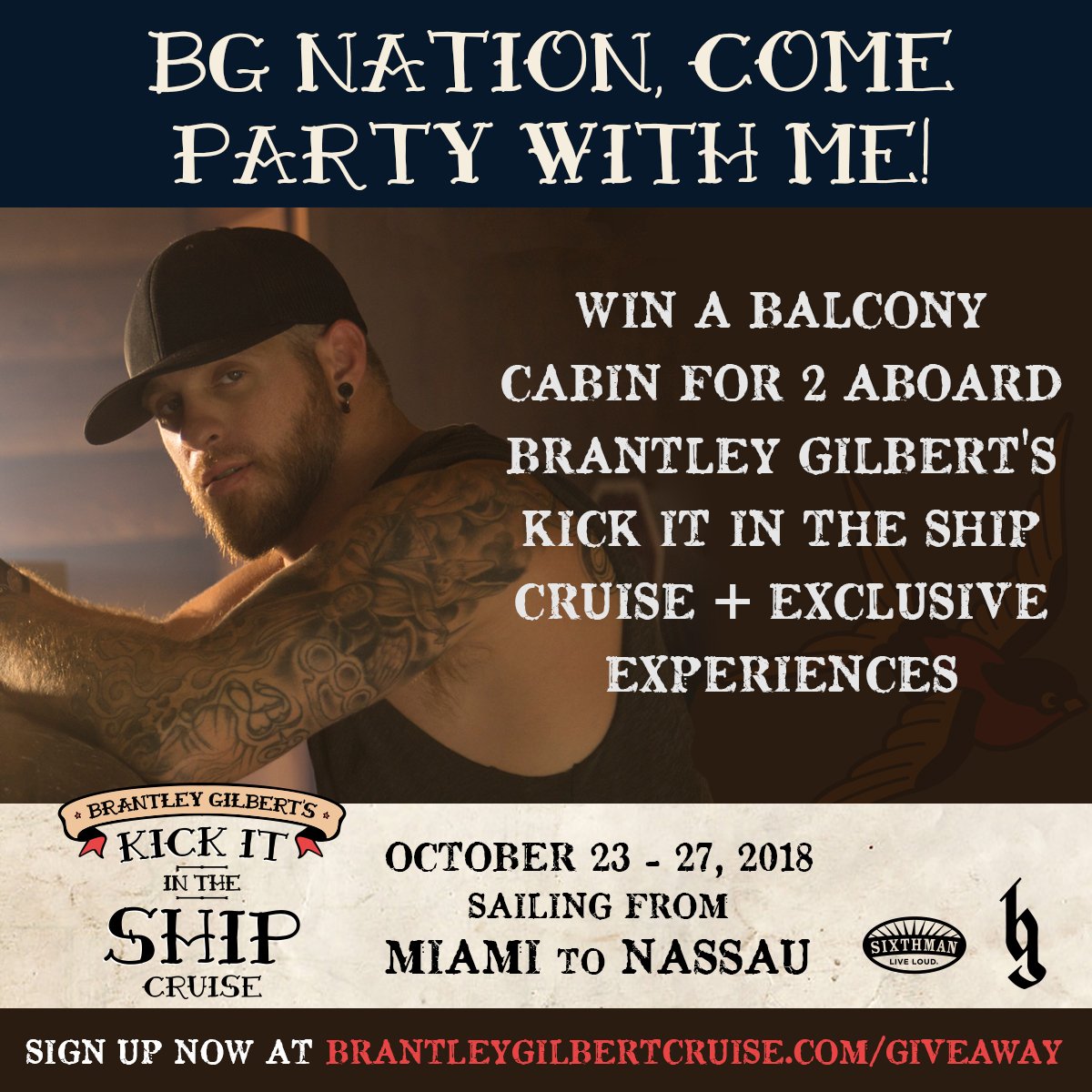 Brantley Gilbert Nation Logo