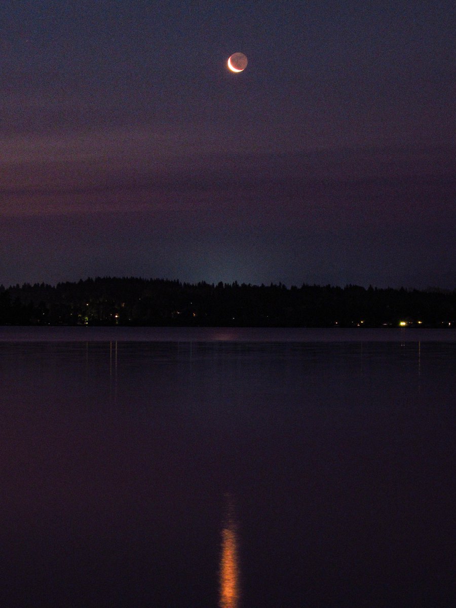 Moon Lake Washington 26 Full Moon Over Seattle Royalty Free Images,