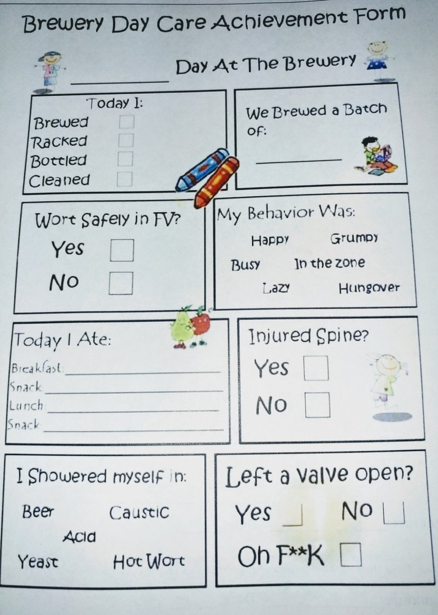 Care Daily Report Toddler