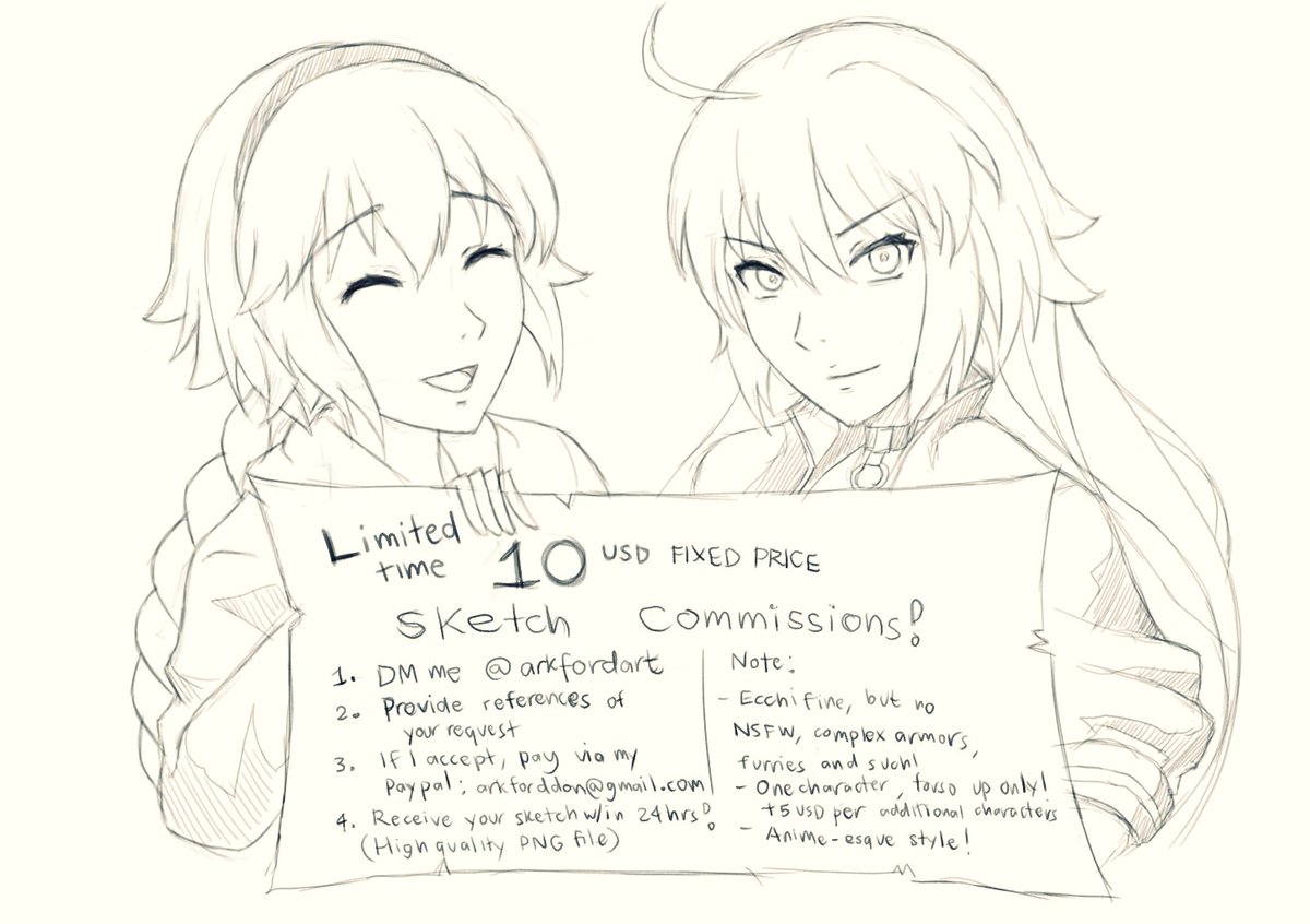 「Hi guys! To celebrate the release of Summer Jeanne and Jalte」ArkFord☕ ...