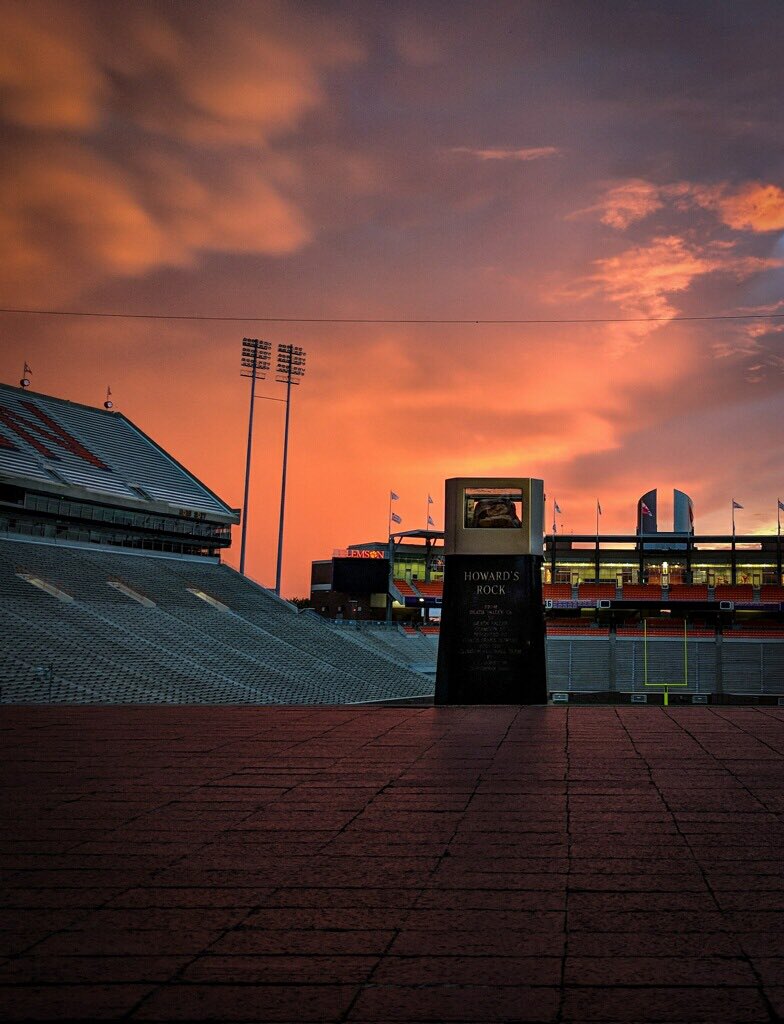 Clemson Sunset Wallpaper