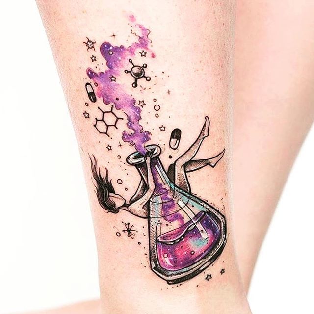 Erlenmeyer Flask Tattoos Erlenmeyer Flask PNG Images CleanPNG