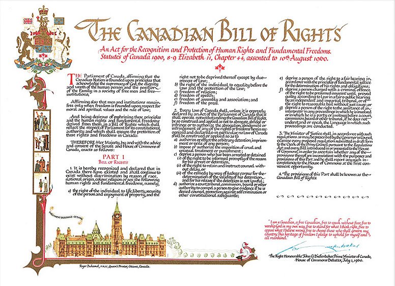 Canadian Bill Of Rights