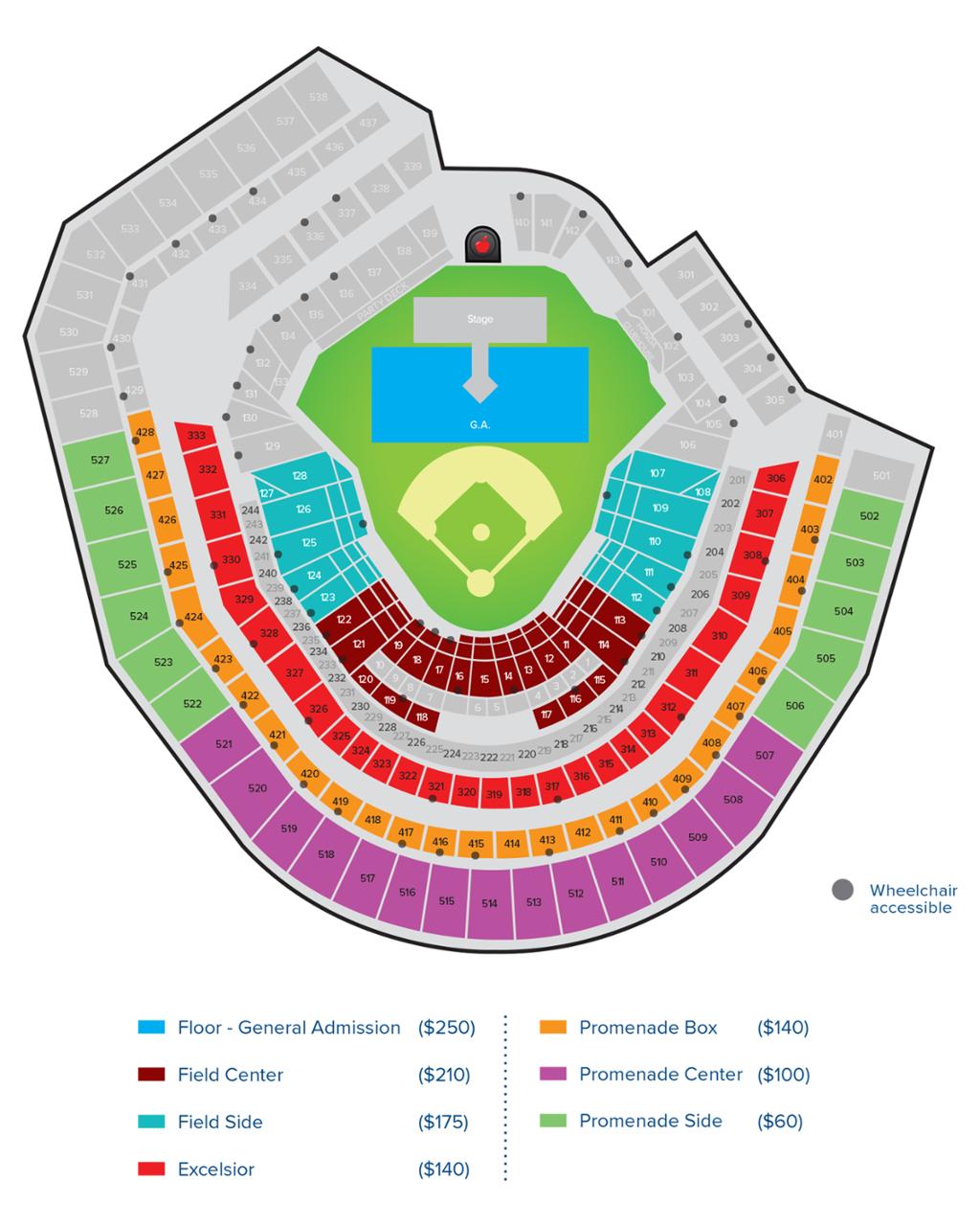 Mets Stadium Seating Chart