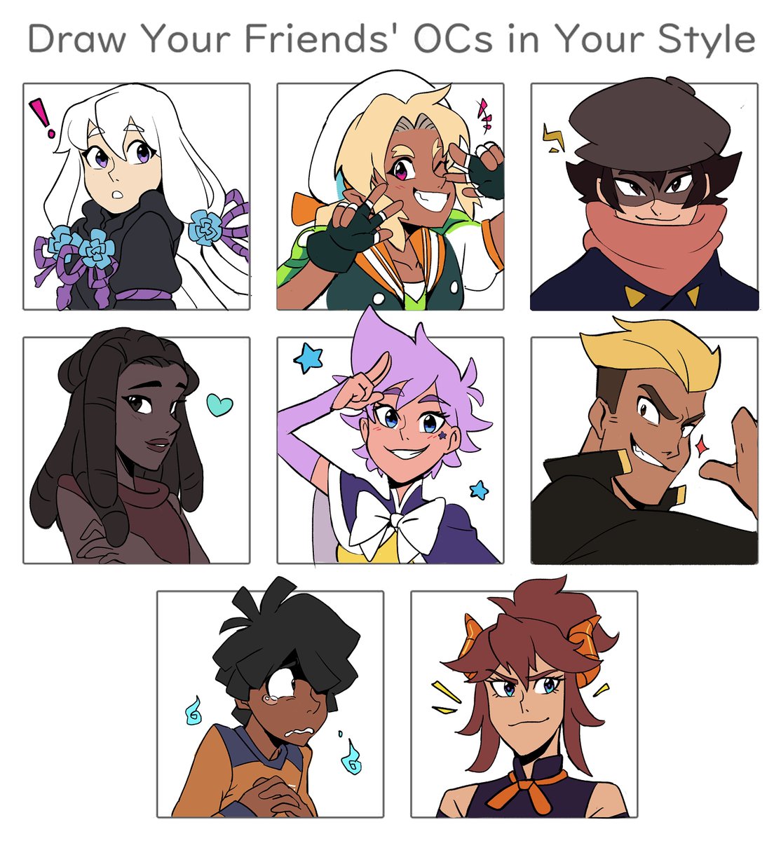 「Thanks to everyone who let me draw their」|Jessica Lin🐅🧧の漫画