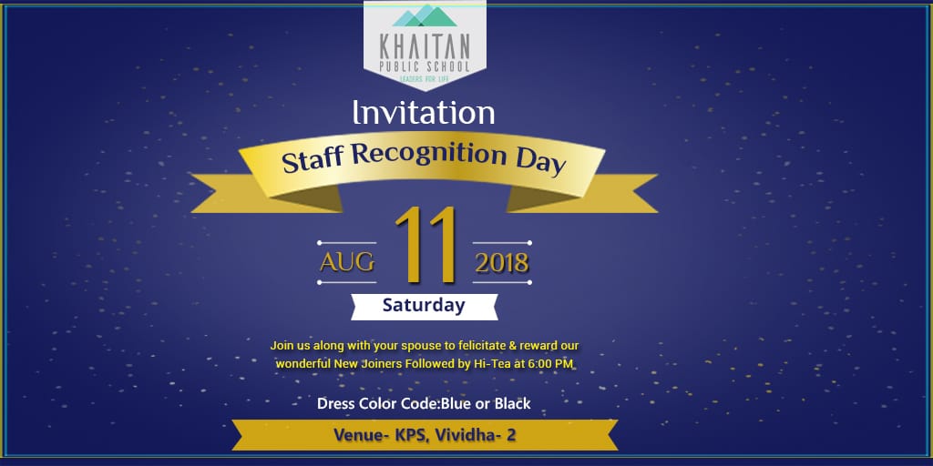 Rewards And Recognition Invitation