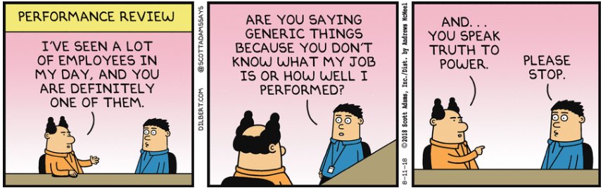 Dilbert Evaluations