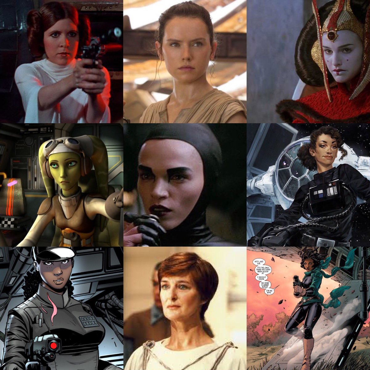 Star Wars Characters Women