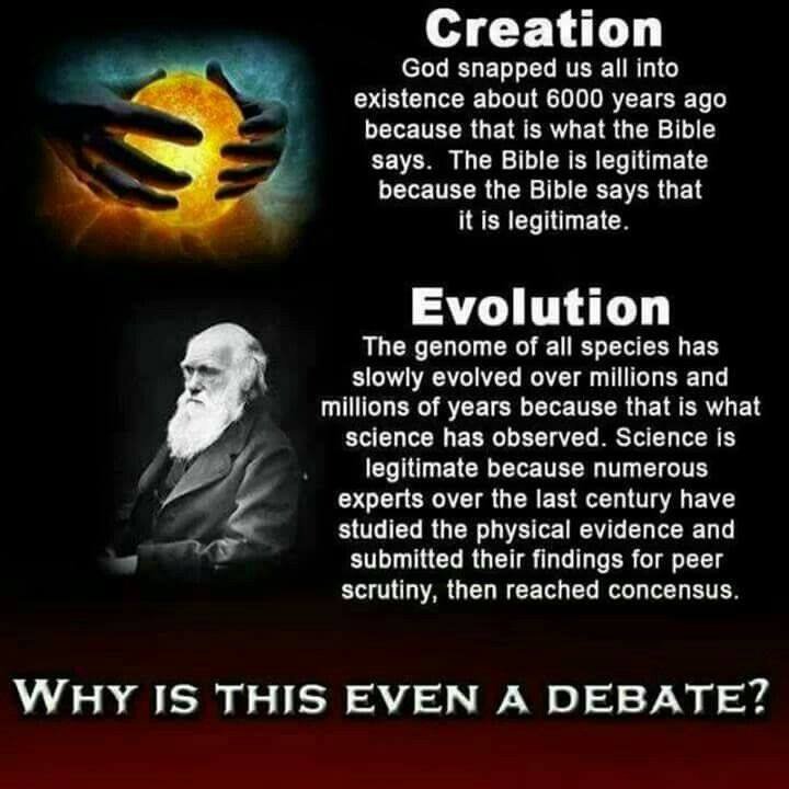 Creationism Vs Evolution