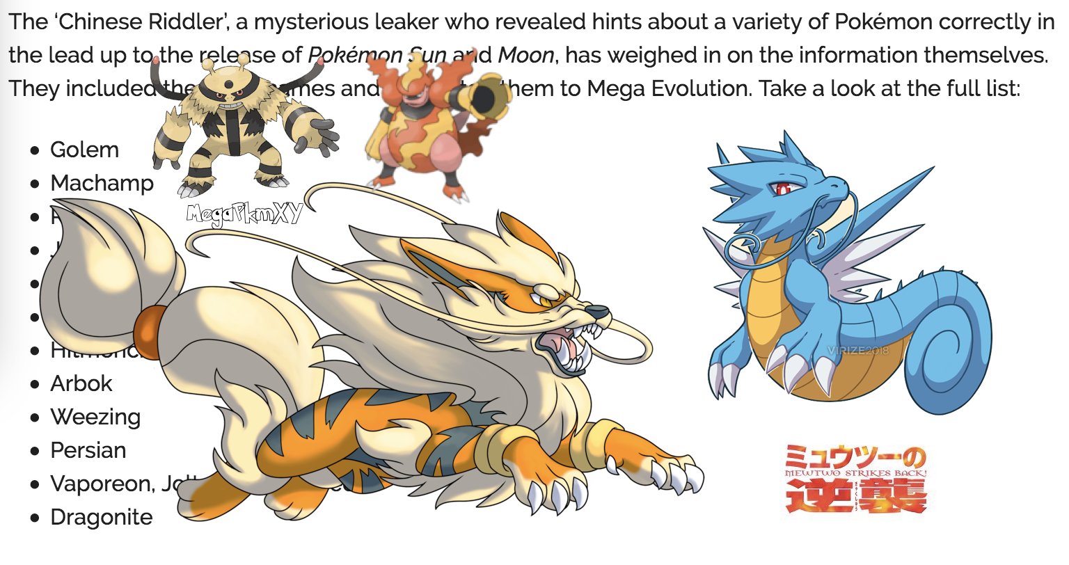 Golem Mega Evolution