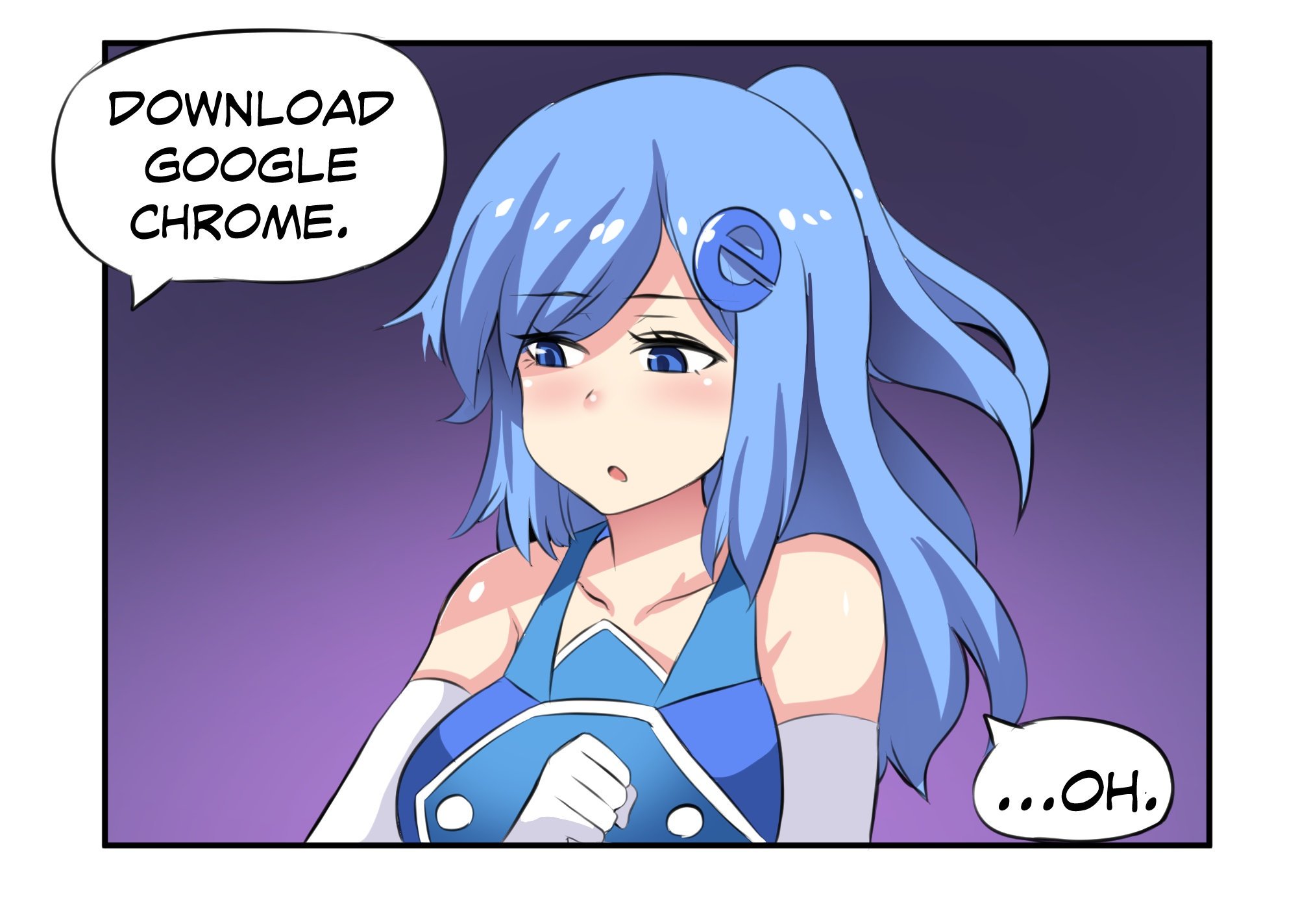 Microsoft Edge Anime Girl