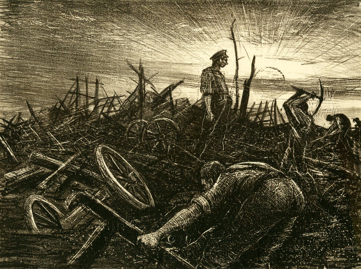 C R W Nevinson was born onthisday in 1889. As an official war artist ...