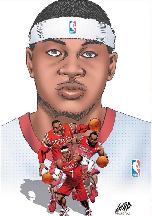 Carmelo Anthony Drawing