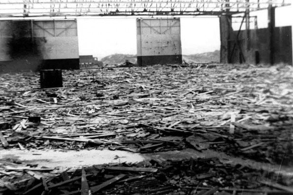 German airstrikes on British airbases continue: a Ju-88 diver-bomber ...
