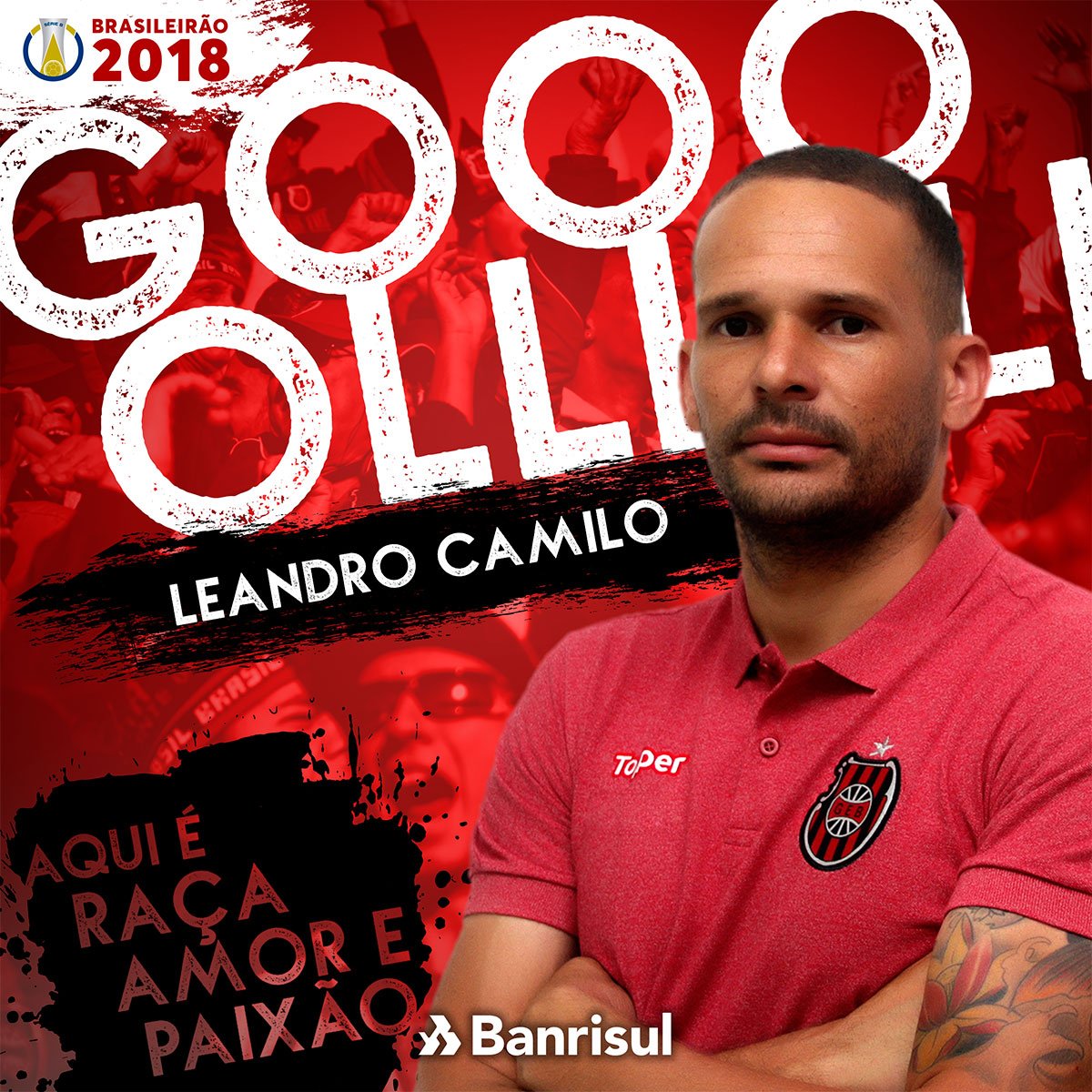 GE Brasil on Twitter: "🔴⚫ GOOOOOOOOOL DO BRASIL! Gol de Leandro Camilo! 41' 2T ...