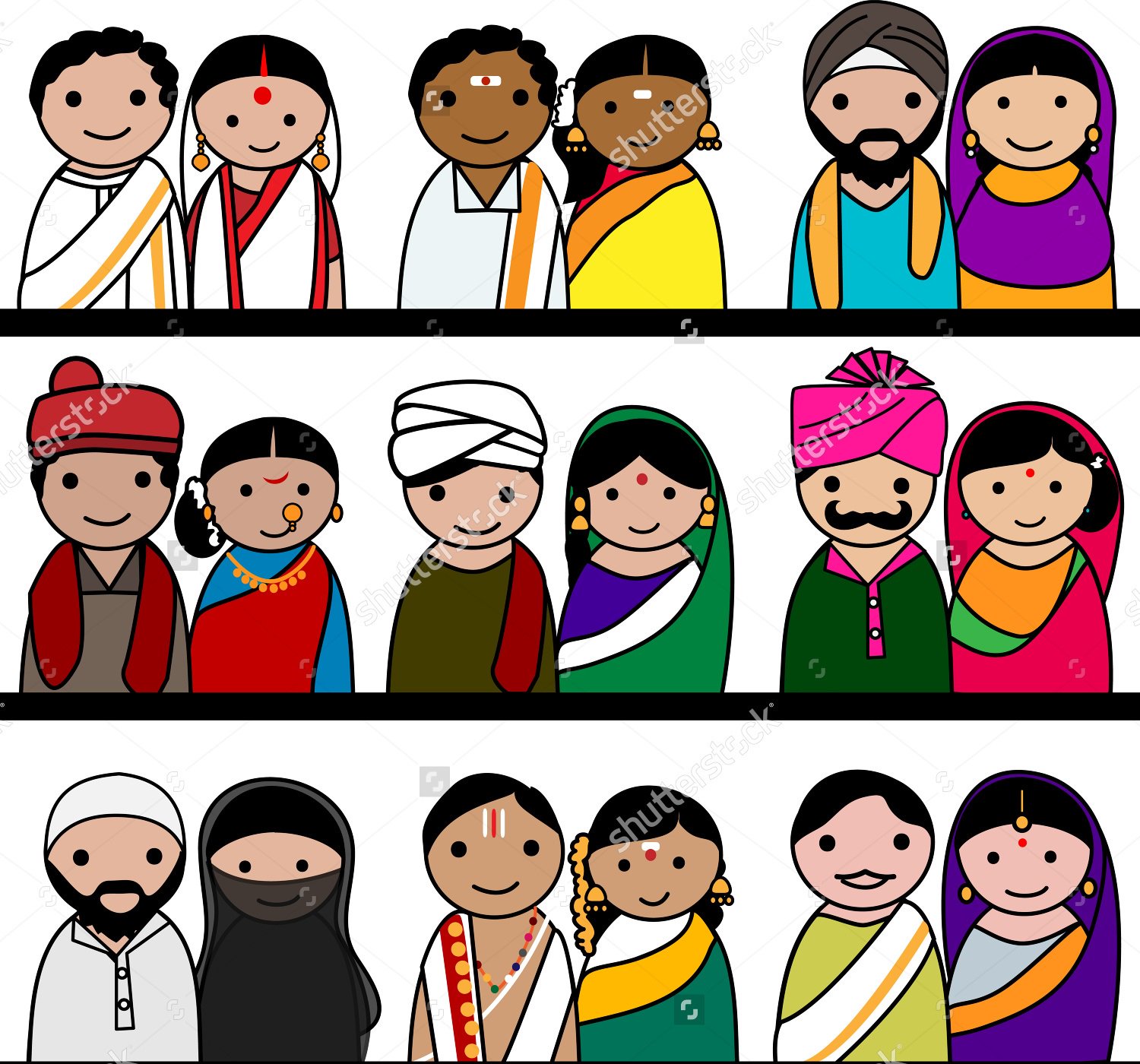 Different Religions People