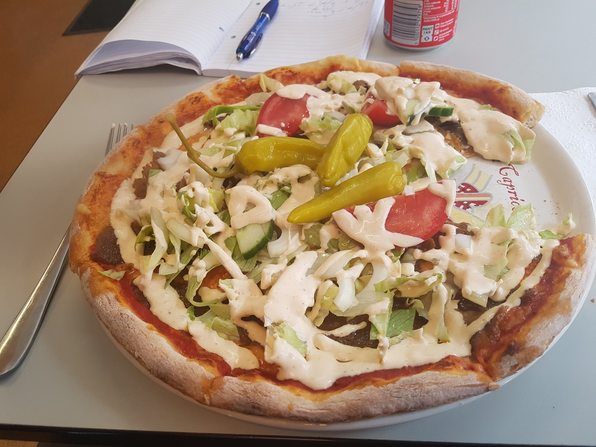 Swedish Kebab Pizza