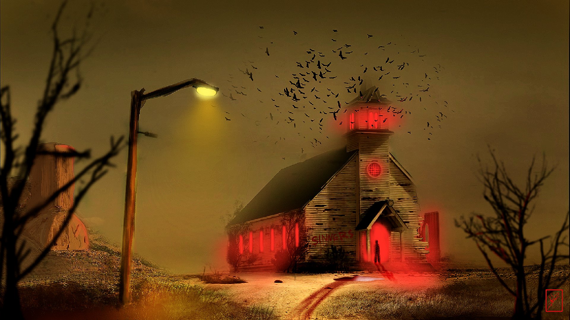 Horror Environment Concept Art