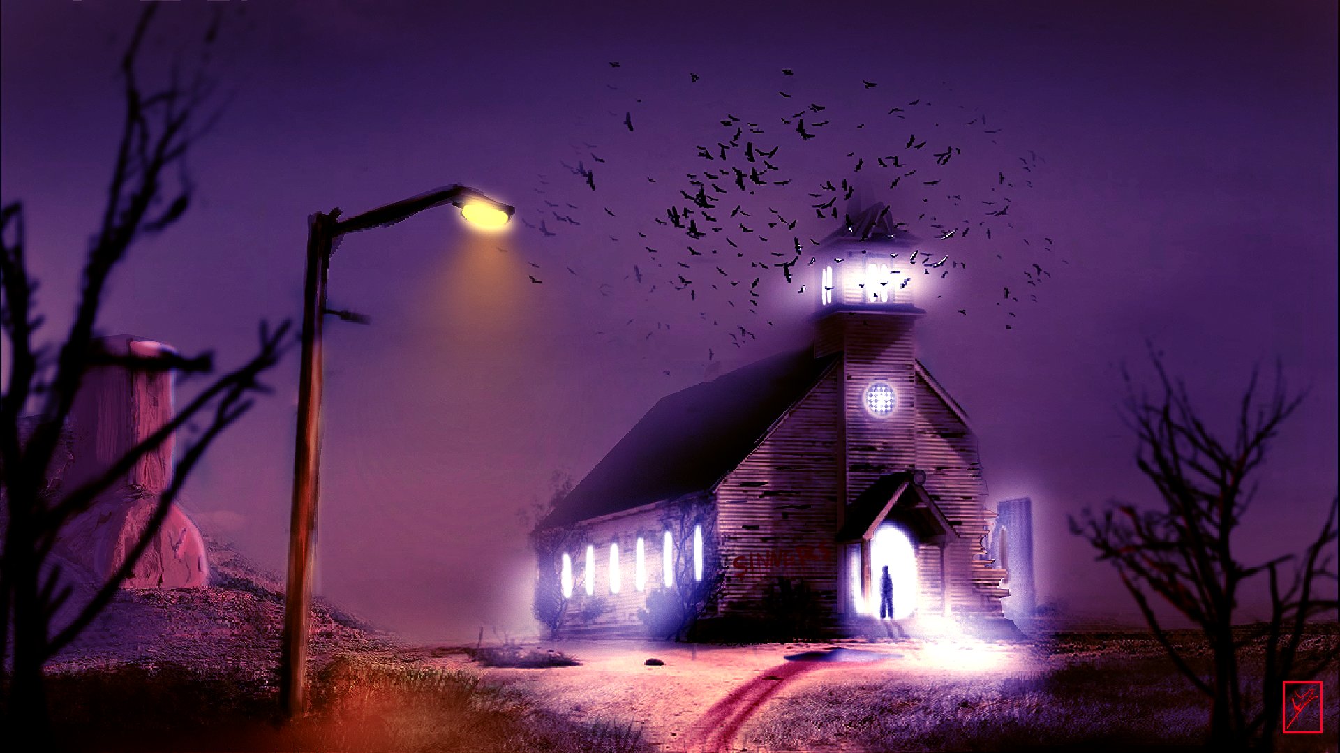 Horror Environment Concept Art