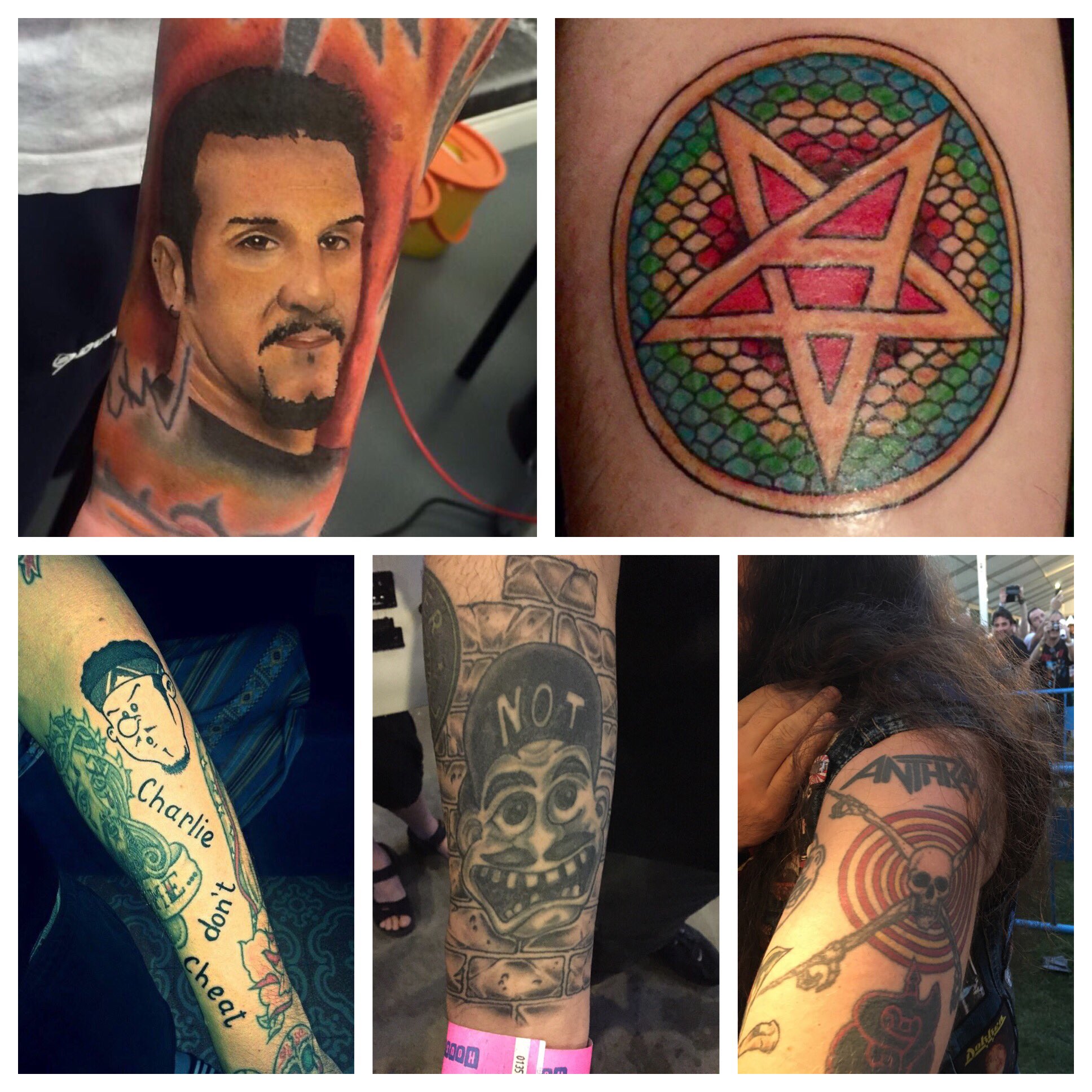 Charlie Benante Tattoos