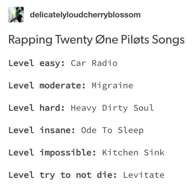 Twenty One Pilots Quotes Kitchen Sink
