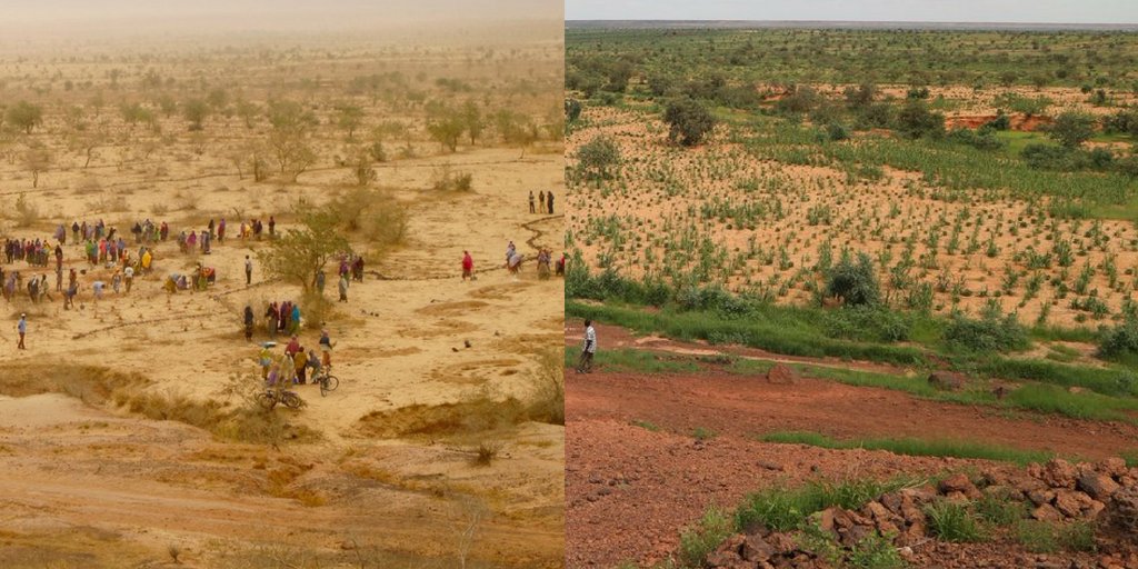 Desertification In Africa Before And After