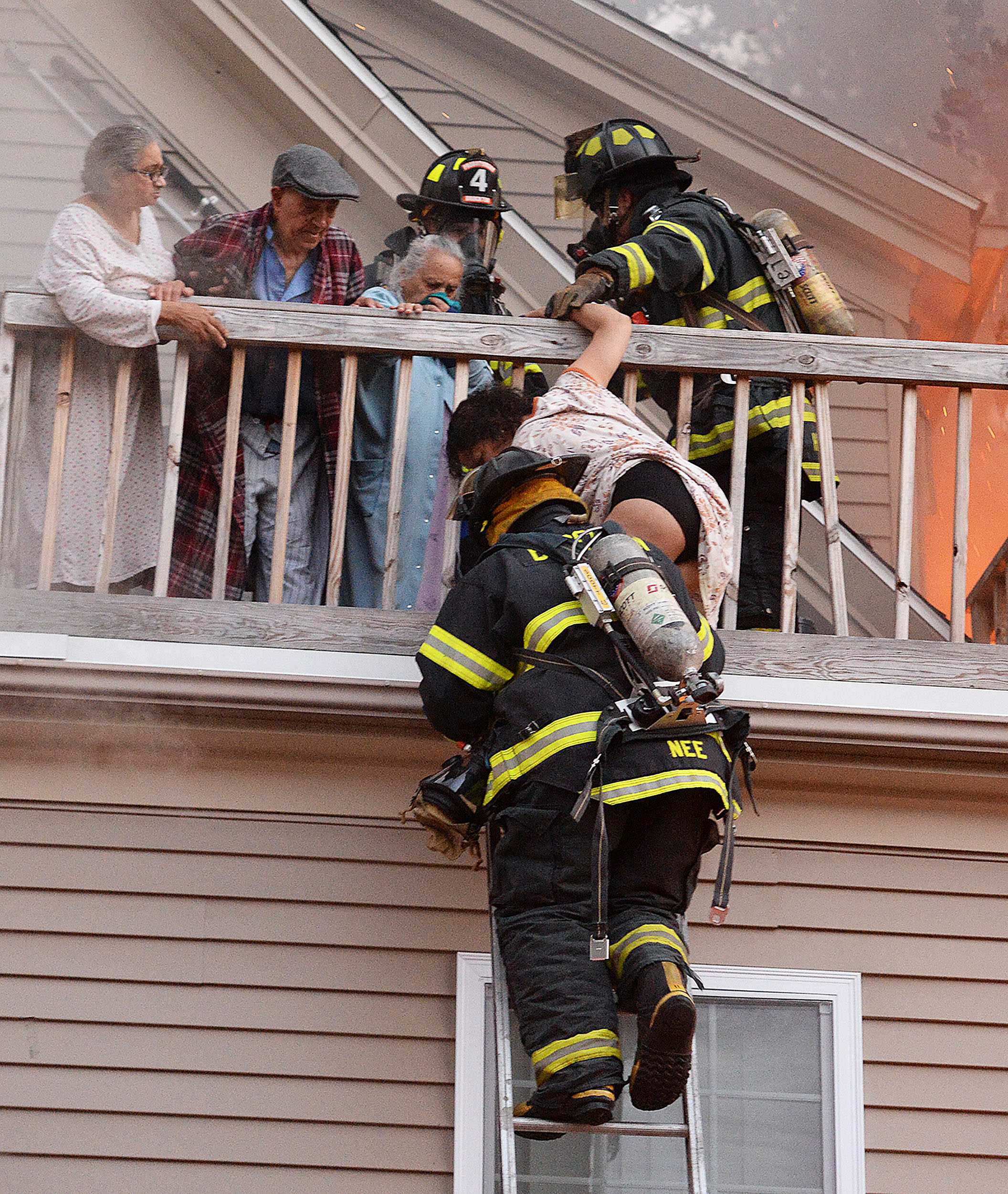 Firefighter Carrying Person