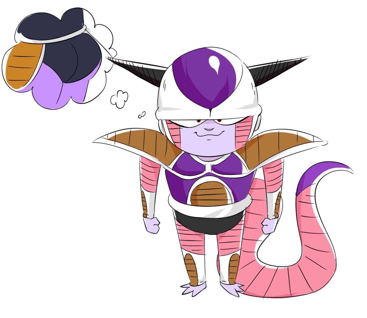 Frieza First Form Sketch